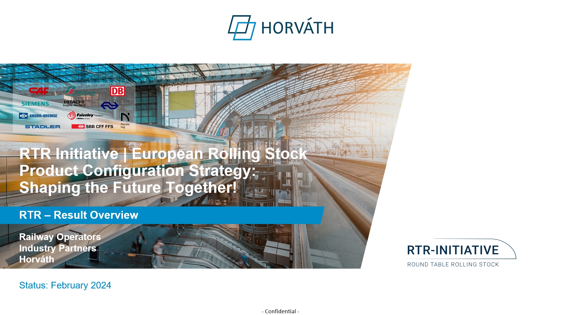 Overview of Results & Framework - RTR Initiative